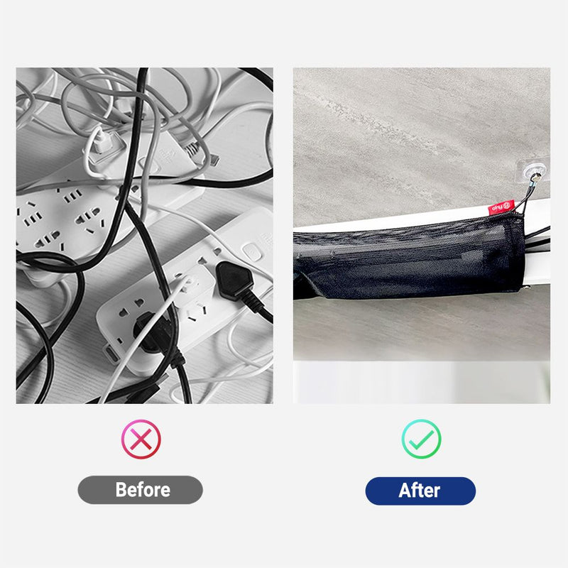 Cable Management Net for Organized Spaces | Flujo Singapore