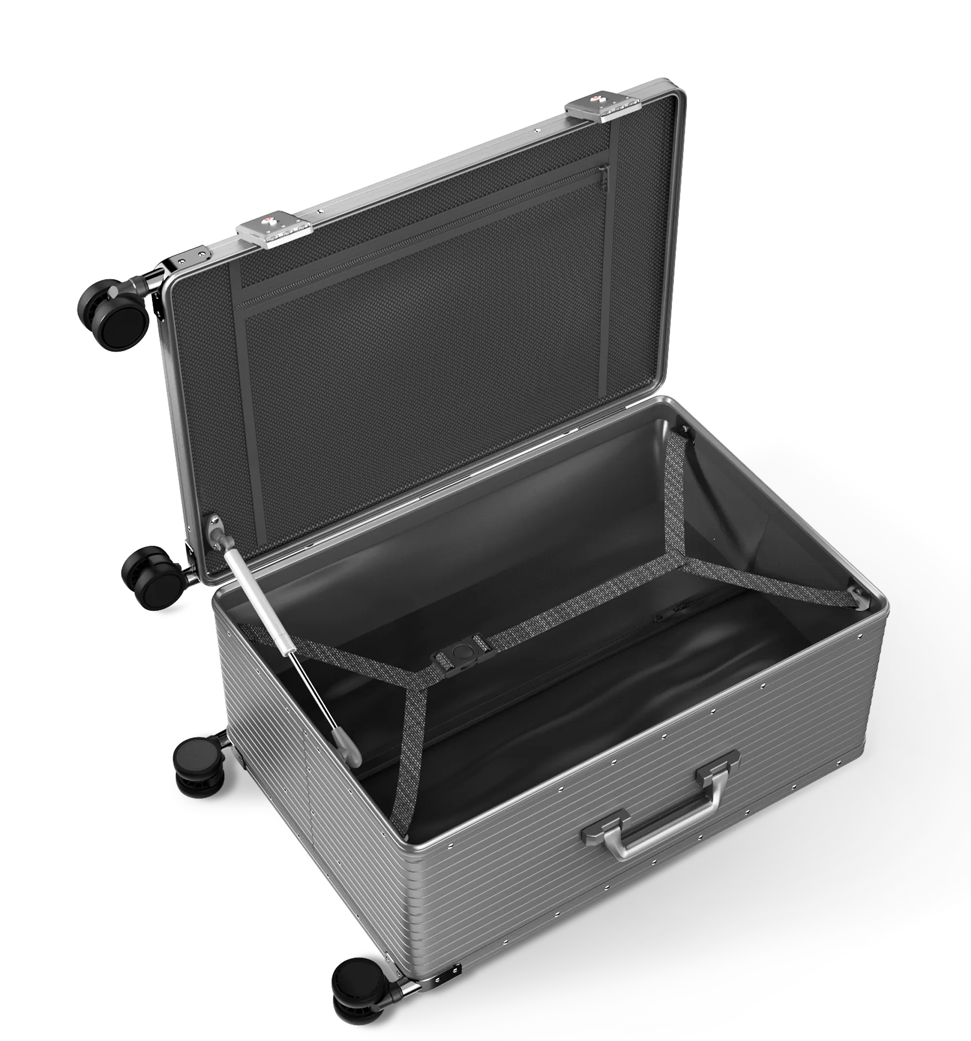 +Plus Hexter Aluminum Luggage